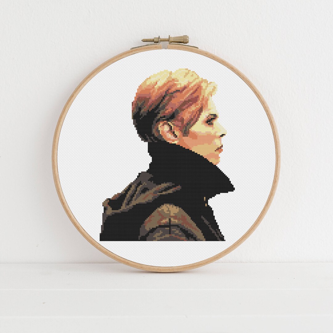 David Bowie Modern Cross Stitch Pattern: Instant Digital Download, PDF ...