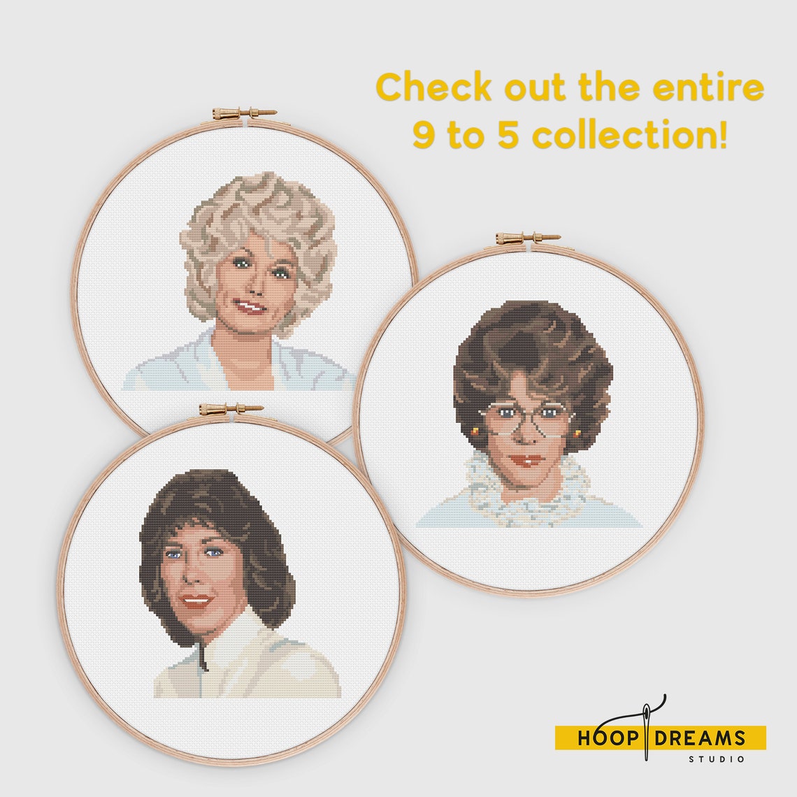 Jane Fonda as Judy Bernly in 9 to 5 Funny Cross Stitch - Etsy