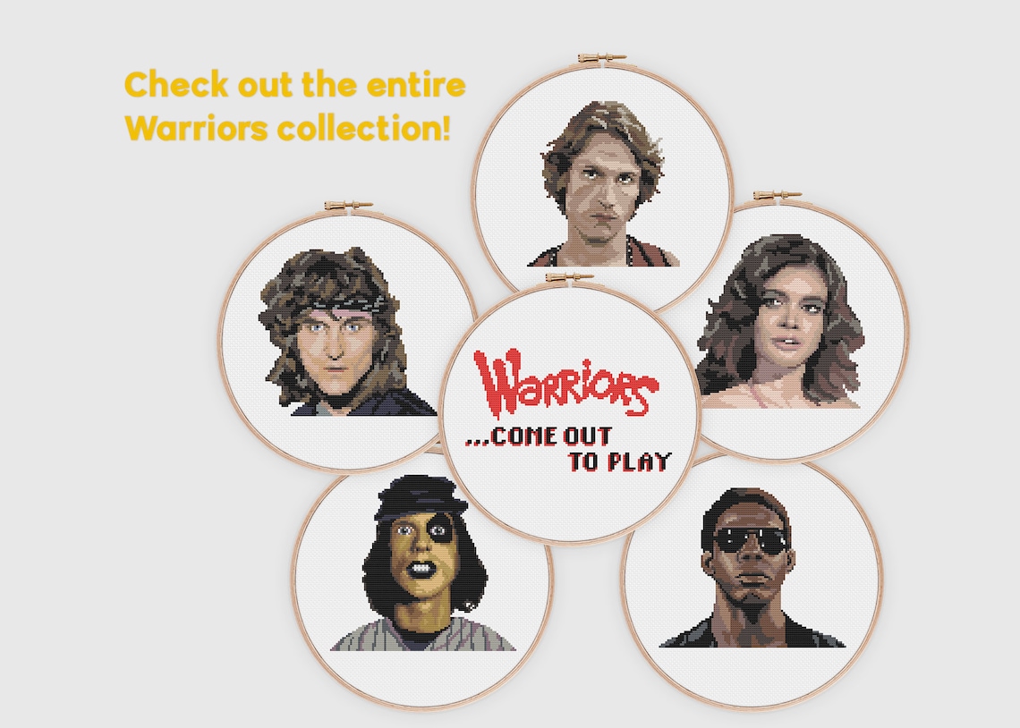 The Warriors / Gramercy Riffs Cross Stitch Pattern / Instant - Etsy France