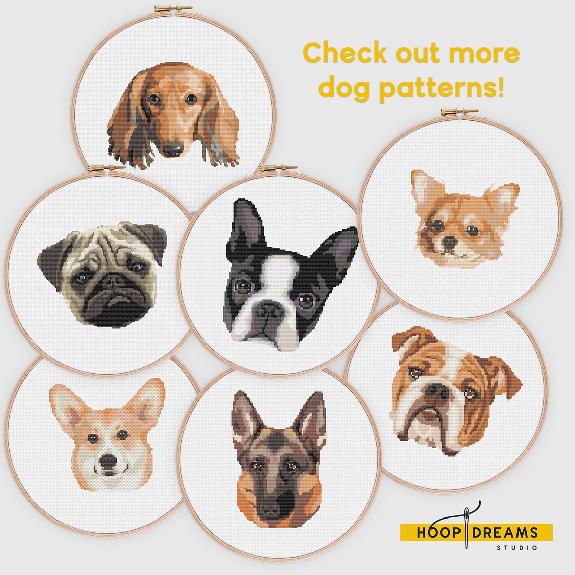 Cute Jack Russell Terrier Counted Cross Stitch Pattern / Dog | Etsy