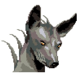 Chupacabra Modern Cross Stitch Pattern: Instant Digital Download, PDF ...