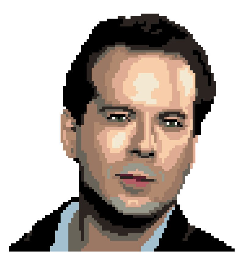 Bruce Willis Modern Cross Stitch Pattern / Moonlighting's - Etsy