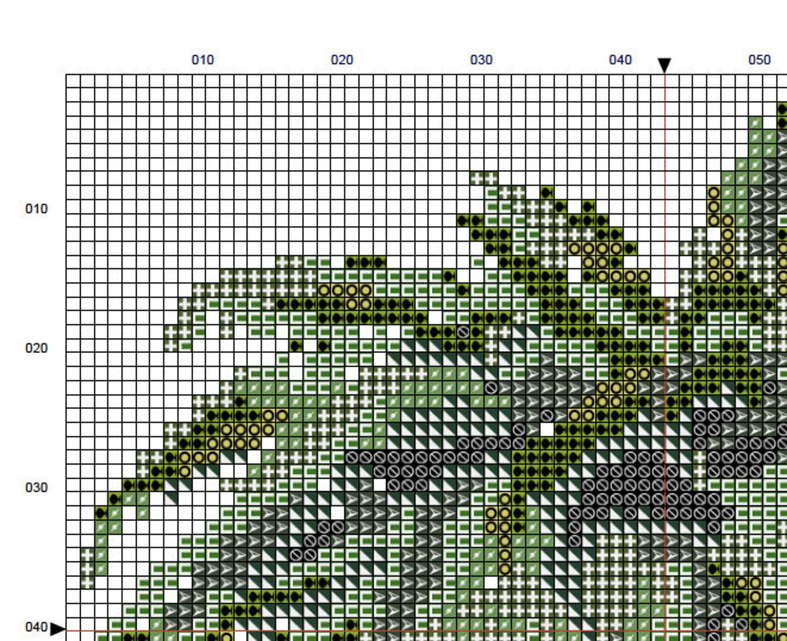 Fern Modern Cross Stitch Pattern: Instant Digital Download - Etsy
