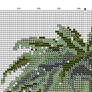 Fern Modern Cross Stitch Pattern: Instant Digital Download, PDF Pattern ...