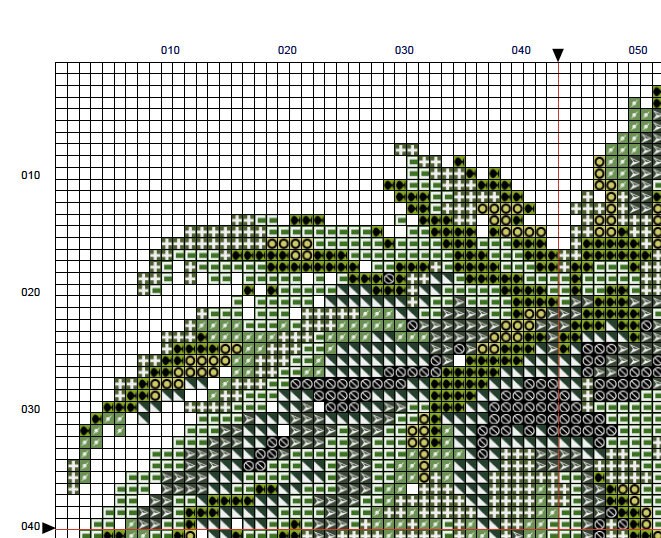 Fern Modern Cross Stitch Pattern: Instant Digital Download | Etsy