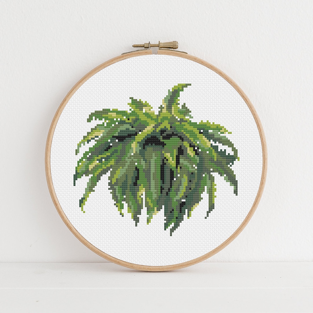 Fern Modern Cross Stitch Pattern: Instant Digital Download, PDF Pattern ...