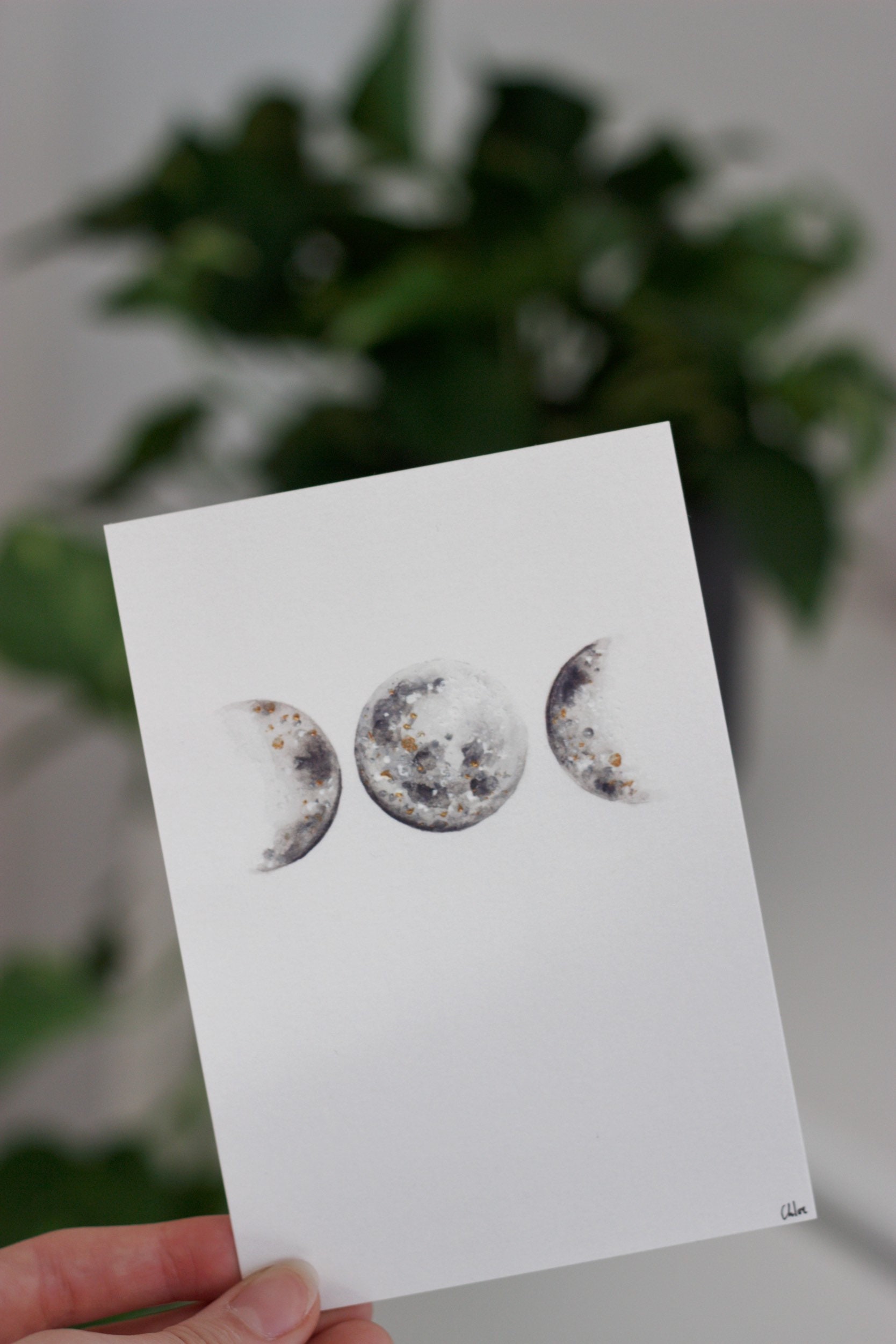Moon Painted Postcard Chloe Hulsman - Etsy