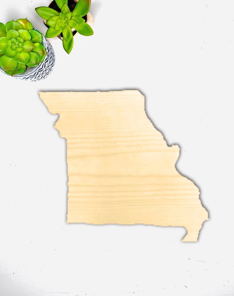 Custom State/wooden State Cut Out/silhouette - Etsy