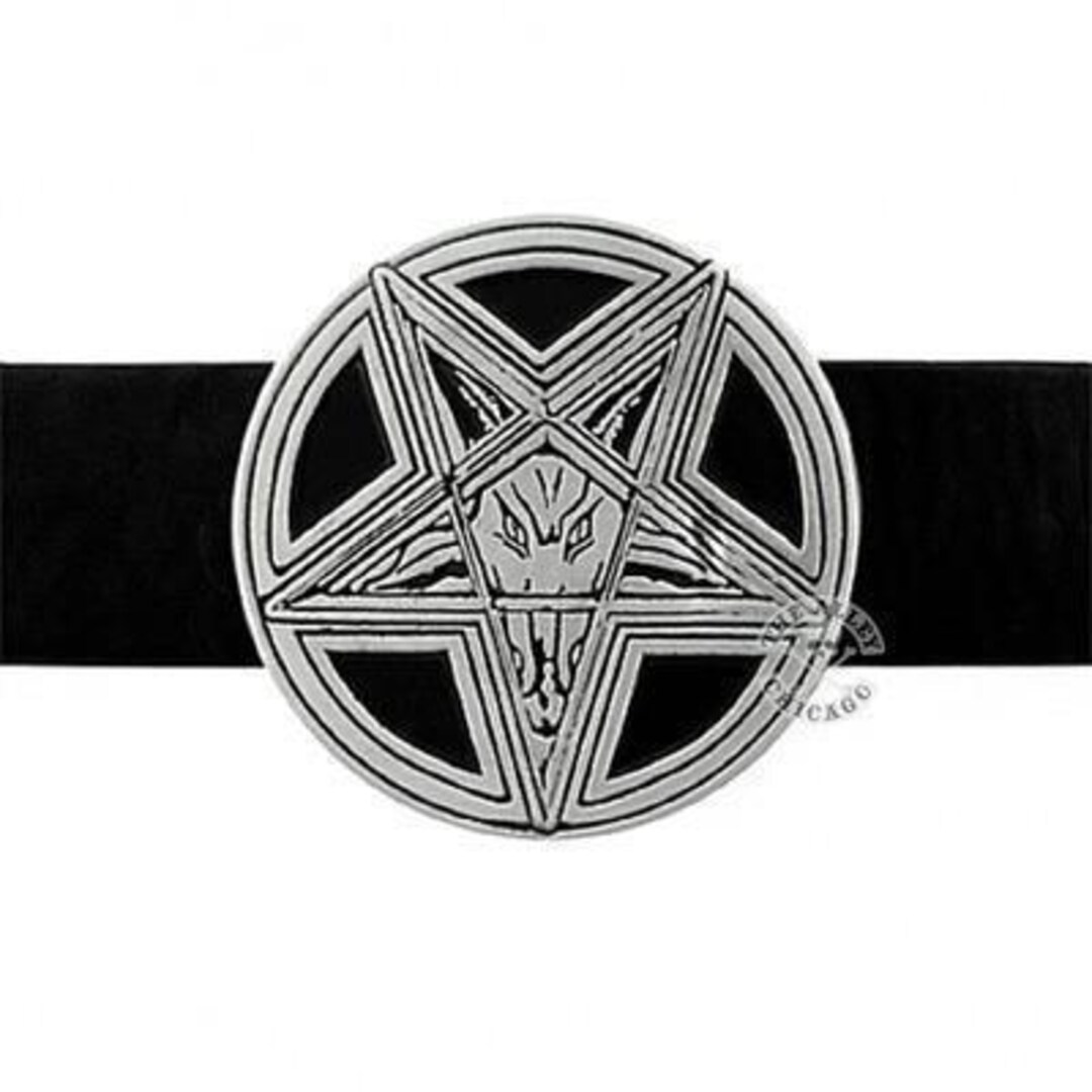 Satanic Pentagram Belt Buckle - Etsy