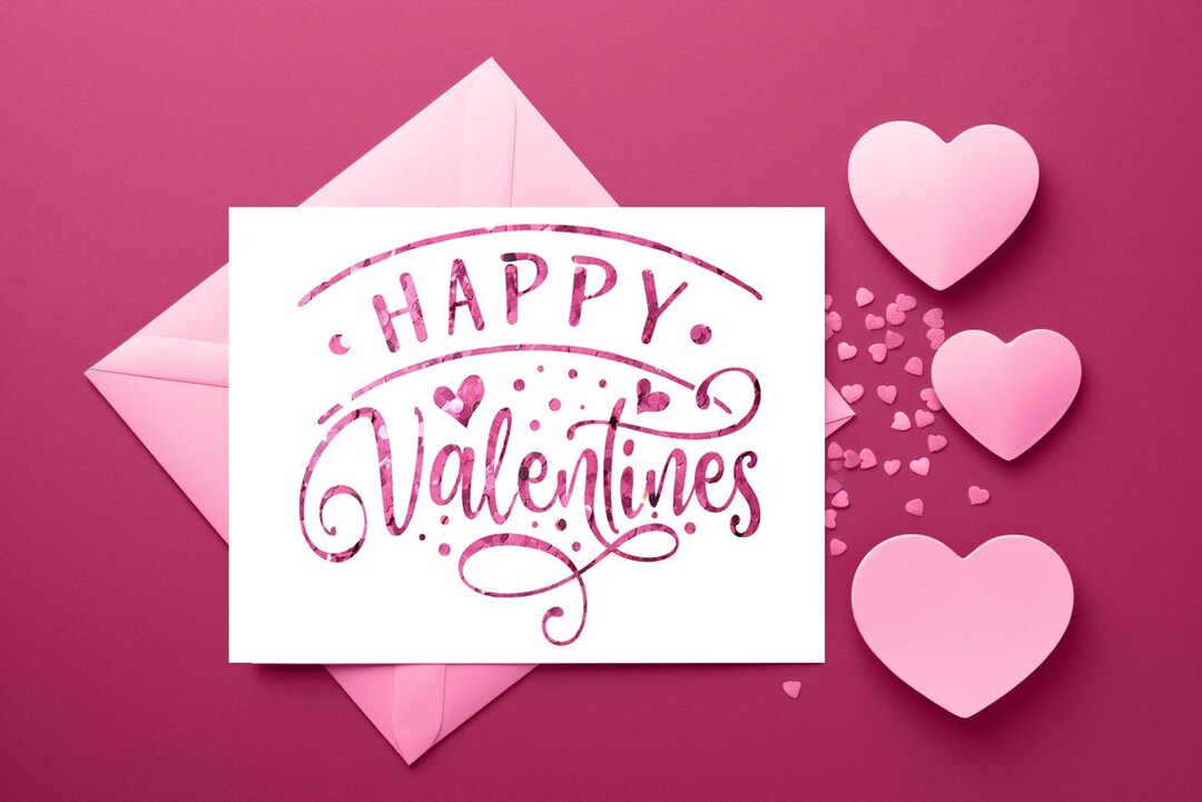 Printable Happy Valentine Card/digital Valentines Day Card/valentines ...