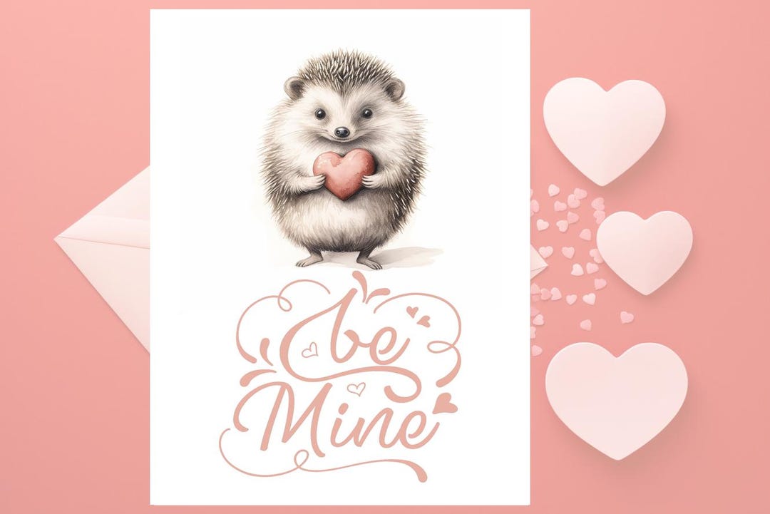 Printable Be Mine Valentine Card/digital Valentines Day Card/valentines ...