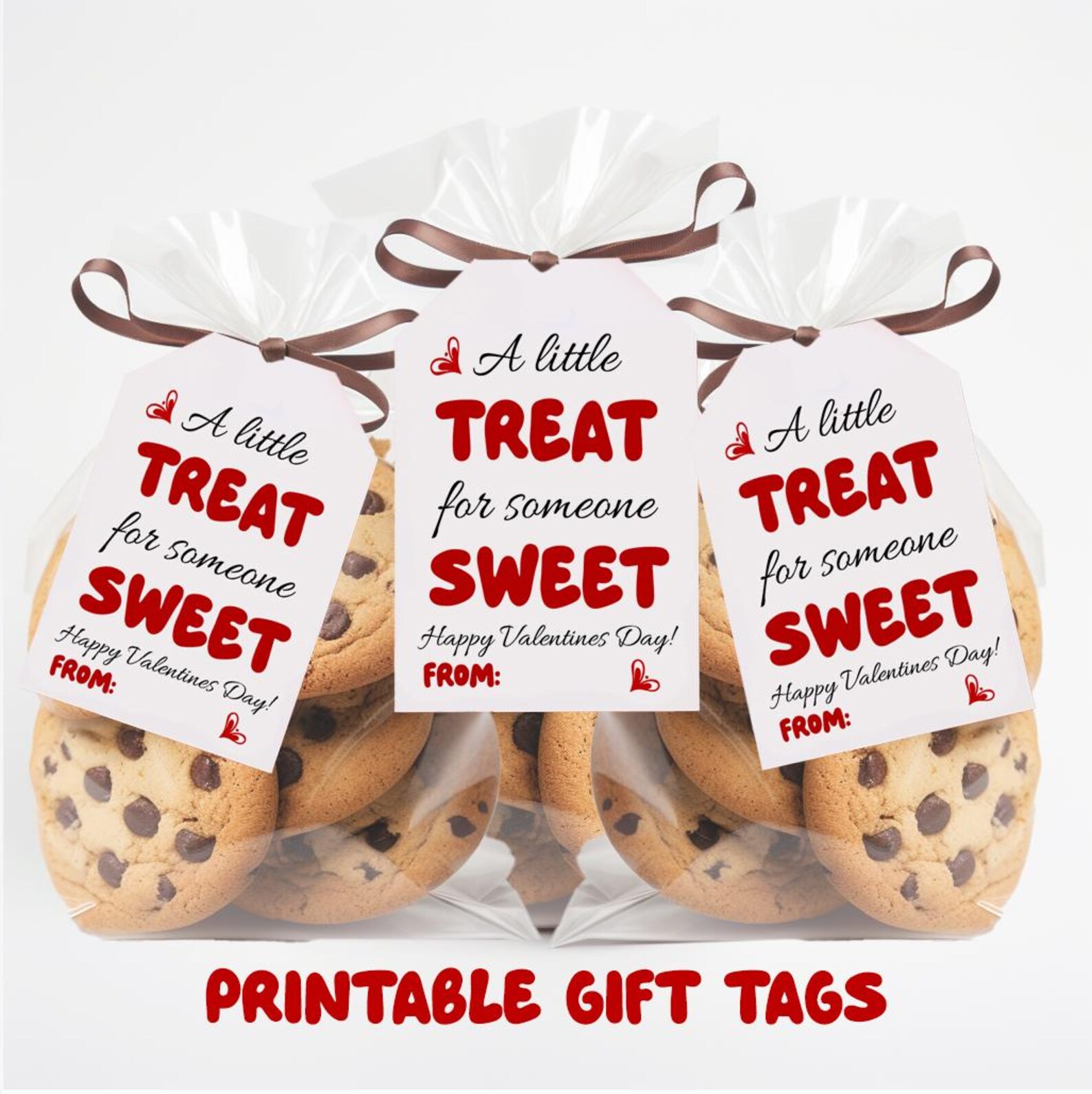 PRINTABLE Valentines Day Class Gift Tag/a Little Treat for Someone ...