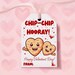 PRINTABLE Valentines Day Gift Tag/chip Chip Hooray Valentines Day Gift ...