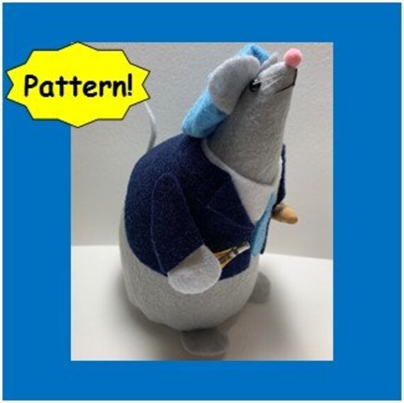PDF Pattern and Instructions for Felt French Mouse Digital - Etsy