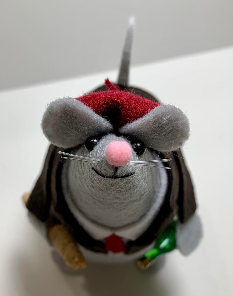 PDF Pattern and Instructions for Felt French Mouse, Digital Download ...