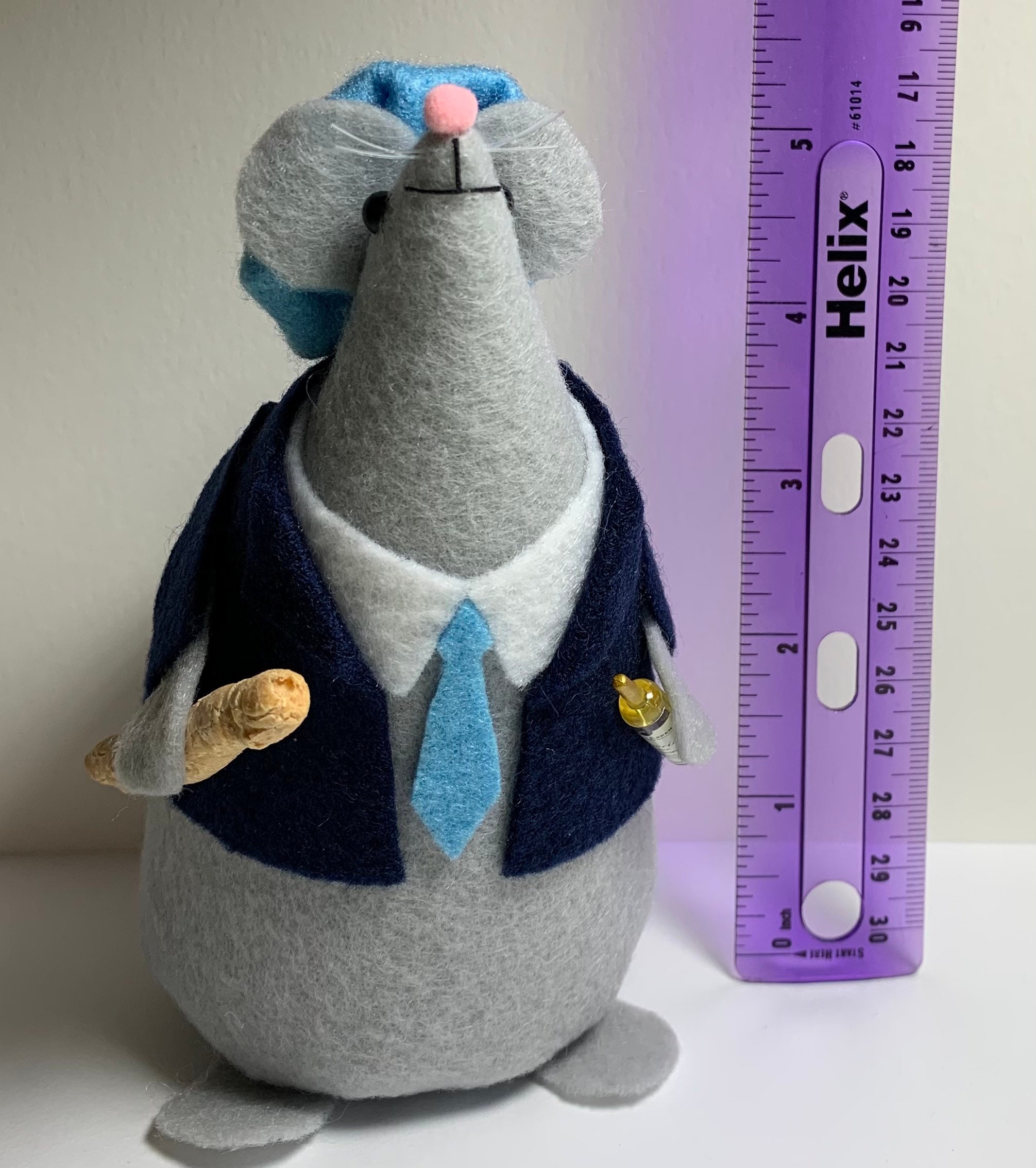 Handmade French Mouse With Natural Lavender Felt Craft Home - Etsy