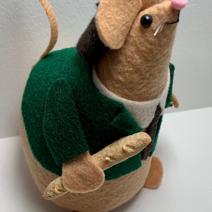 PDF Pattern and Instructions for Felt French Mouse, Digital Download ...