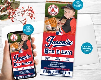 Red Sox Birthday | Etsy