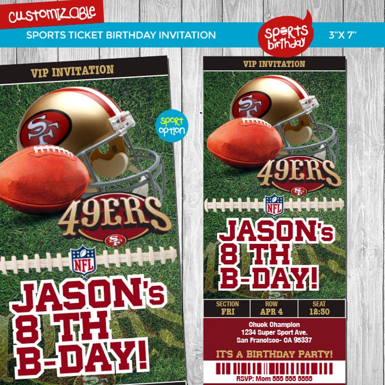 san-francisco-49ers-birthday-invitation-football-invites-etsy