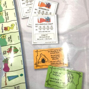 Vtg Whoville-opoly Board Game How the Grinch Stole Xmas Monopoly Style ...