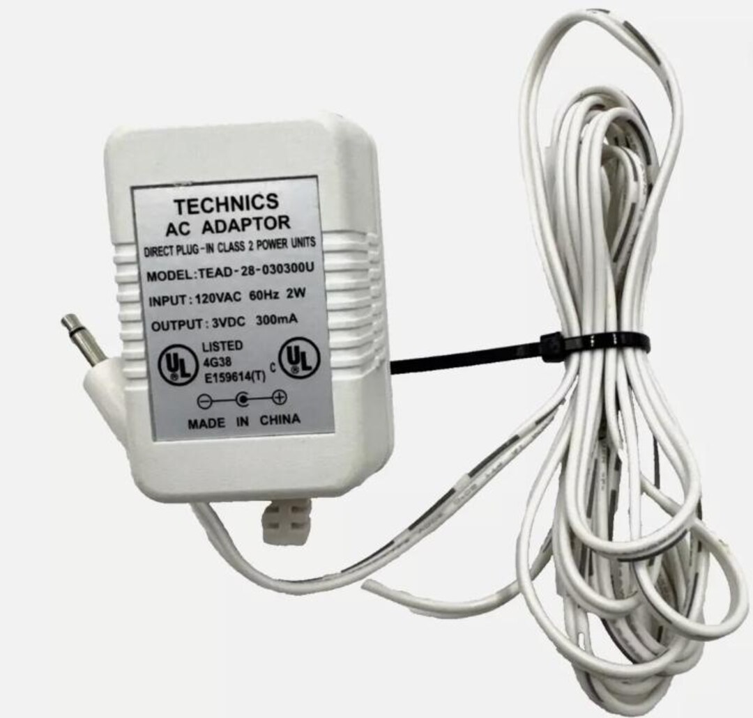 Replacement Adapter for Dept 56 Xmas Village 3VDC 300 Ma White Male ...