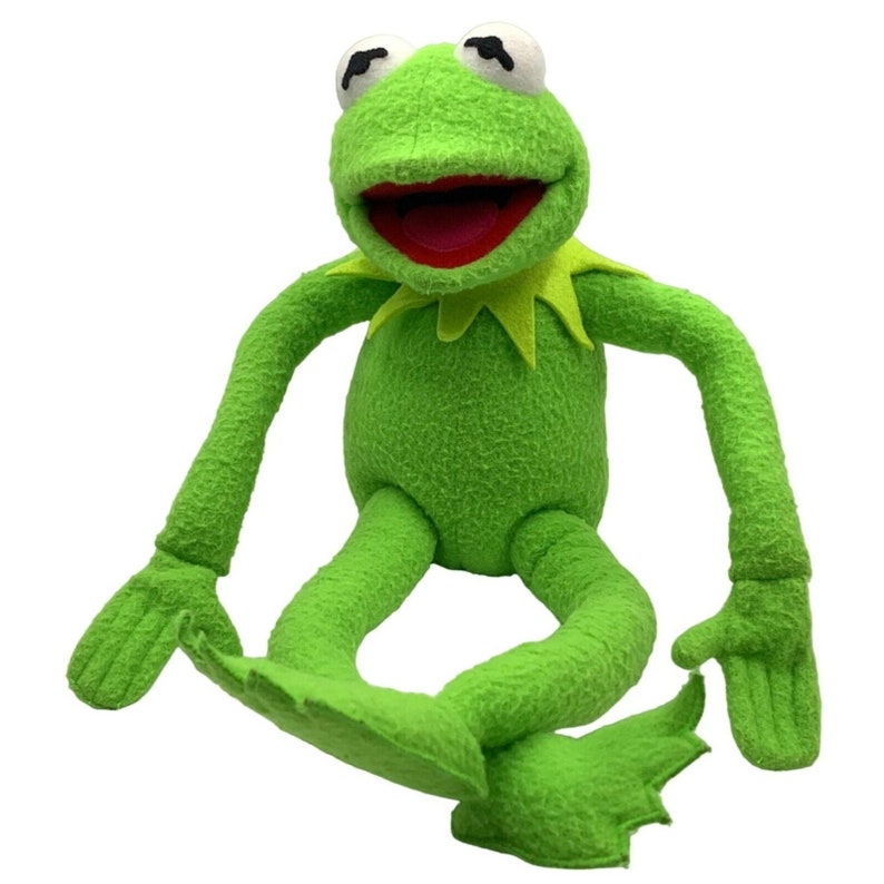 Applause Plush KERMIT THE FROG Posable Bendable Jim Henson Muppets 21 ...
