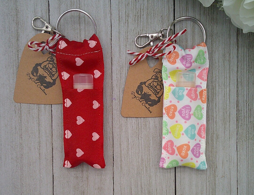 Chapstick Holders W/chapstick Included Valentines Day - Etsy
