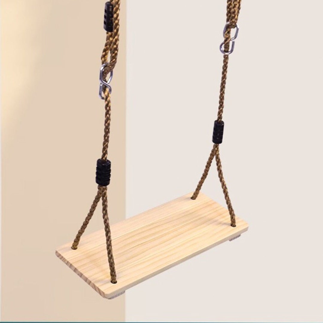 Wooden Kid Swing, Balance Board, Swing Board, Swing Chair, First ...