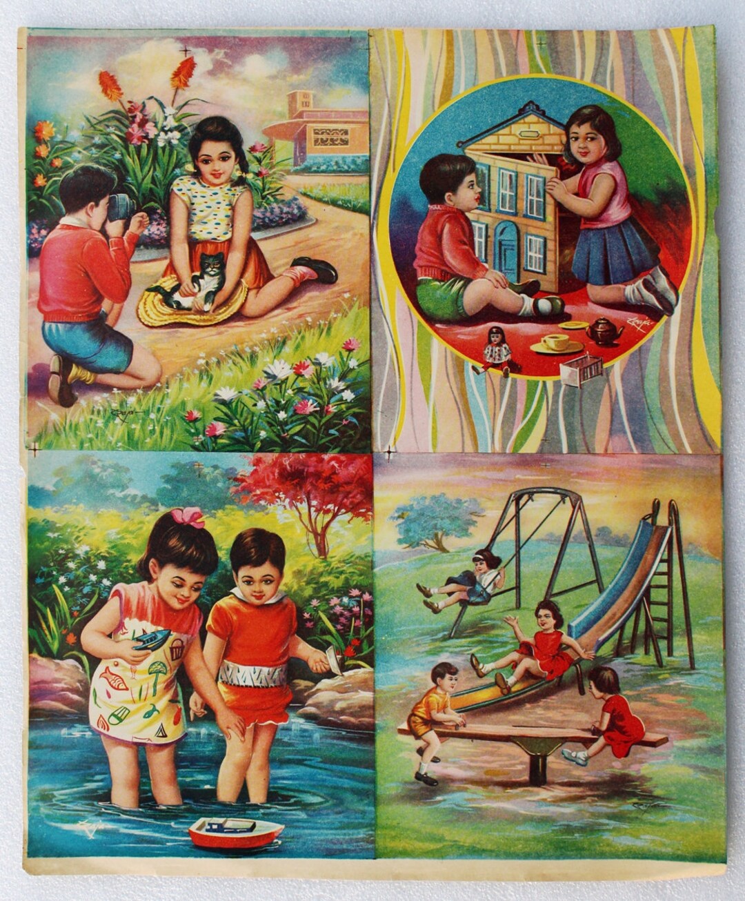 Kids Paling Vintage Old Poster Print, Wall Decor Art - Etsy