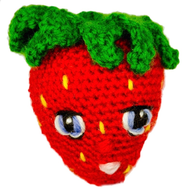 PDF Digital Crochet Pattern Strawberry, Beginner Pattern Download ...