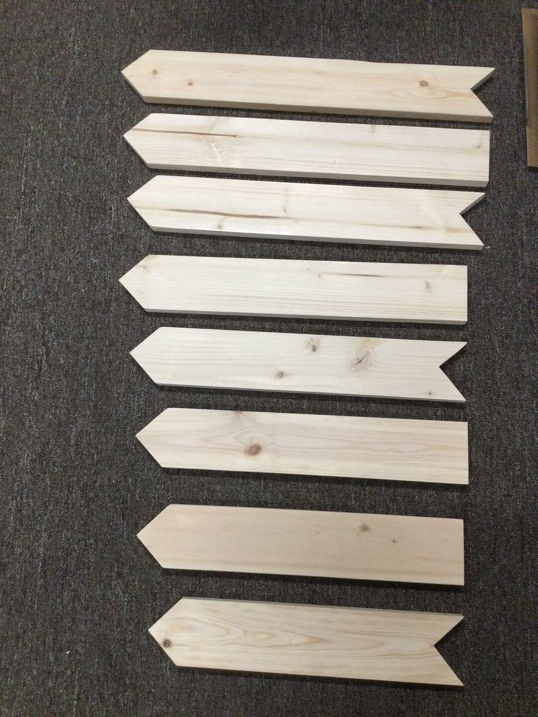 Set of 8 Directional Arrows Wood Arrows Pick Sizes. - Etsy