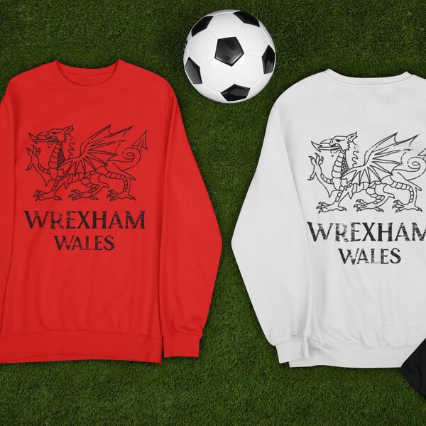 Wrexham Afc Hoodie - Etsy
