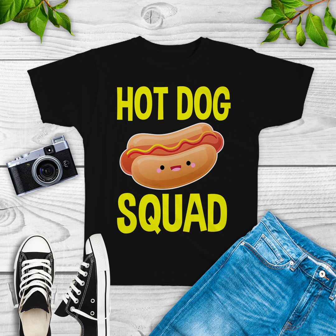 HOT DOG SQUAD Shirt, Hot Dog Shirt, Hot Dog Gifts, Hot Dog Lovers ...
