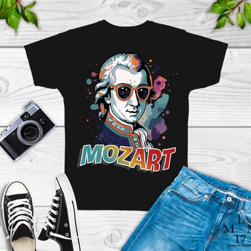 Wolfgang Amadeus Mozart T Shirt - Etsy