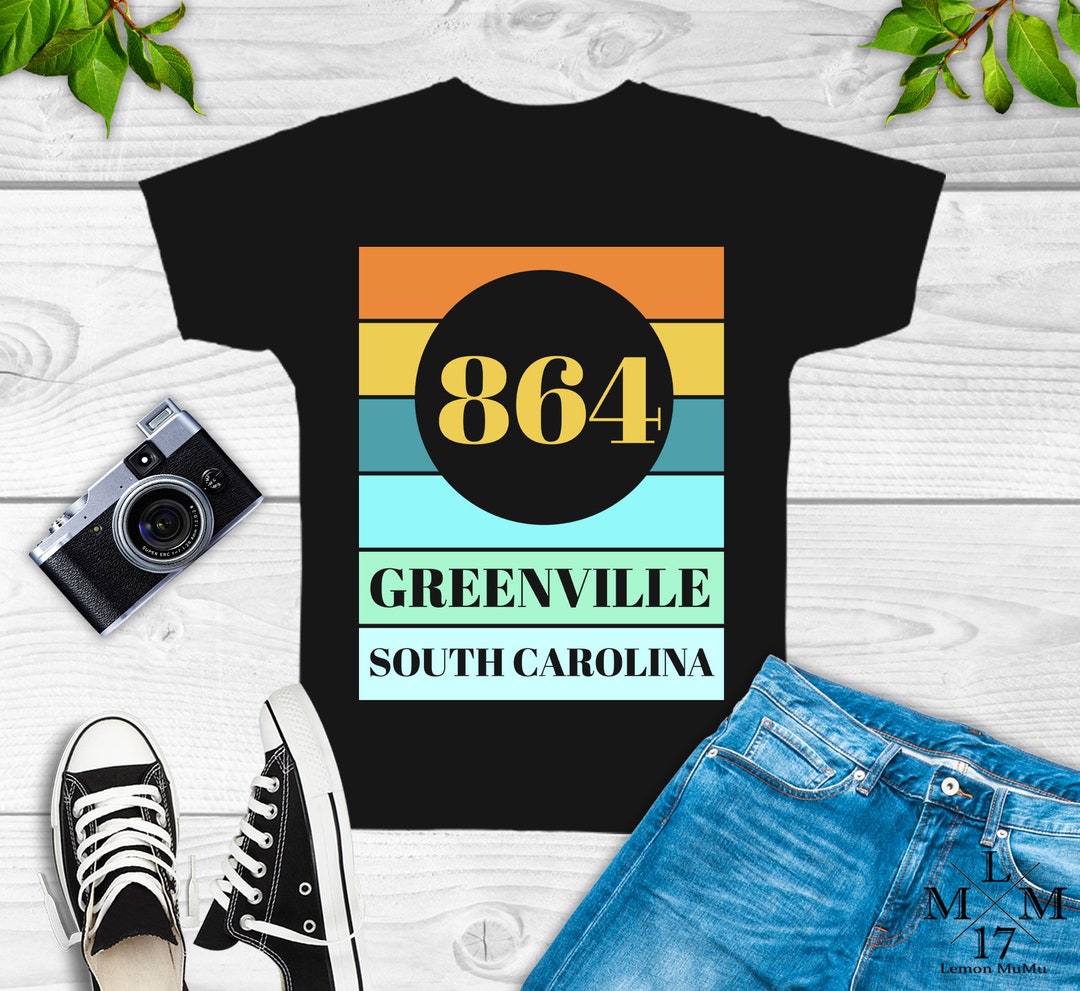 Greenville South Carolina Shirt, 864 Area Code, USA Travel, Sweatshirt ...