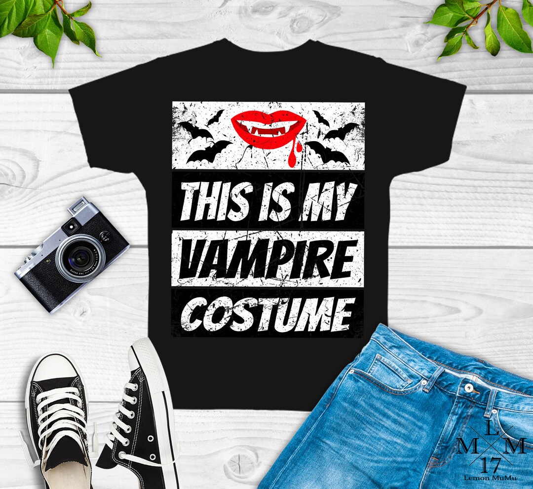 Vampire Costume Shirt, Trick or Treat Shirt, Gothic Vampire, Vampire ...