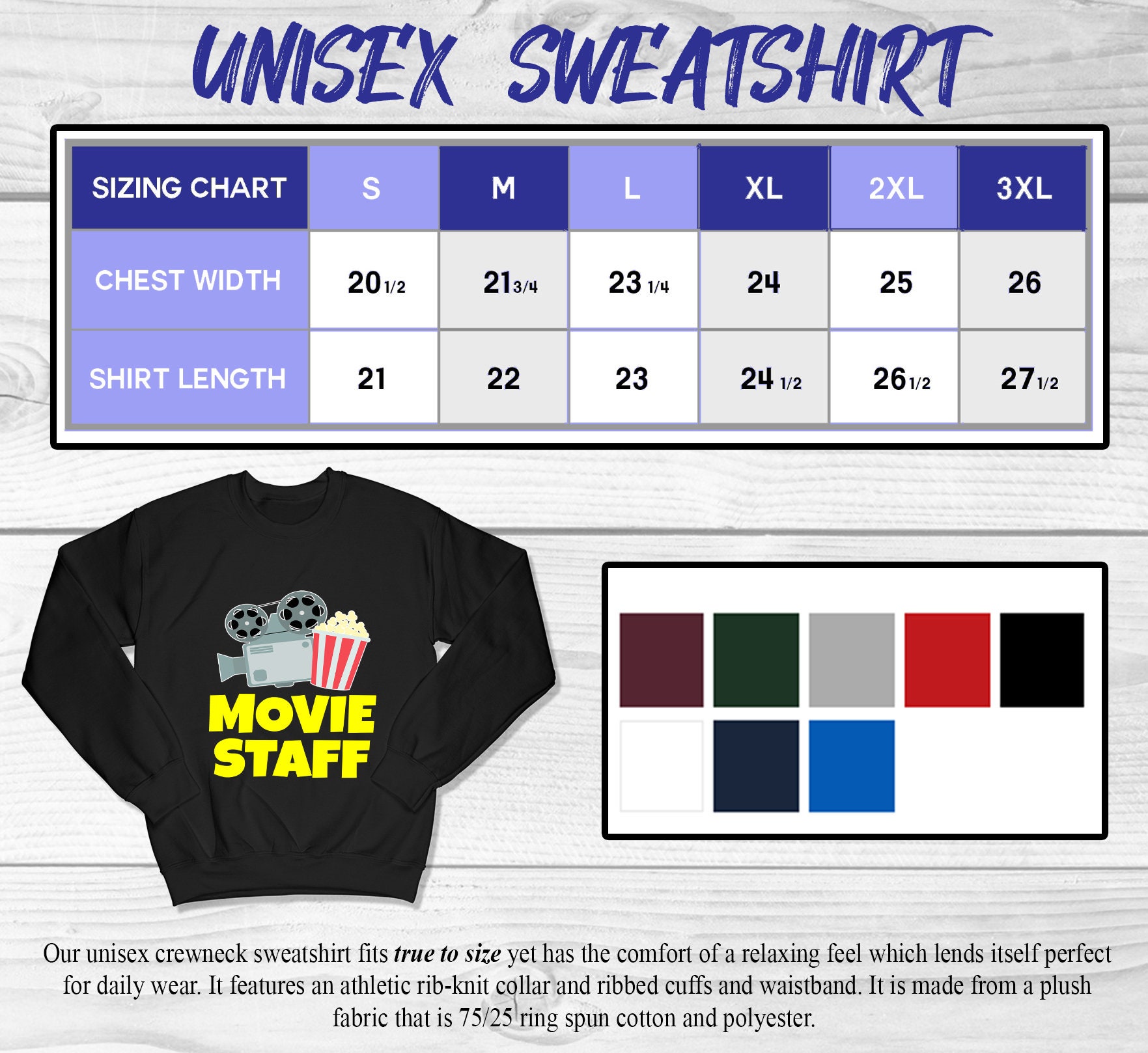 Movie Staff Shirt Crew Film Staff Sweatshirt Hoodie Tank | Etsy