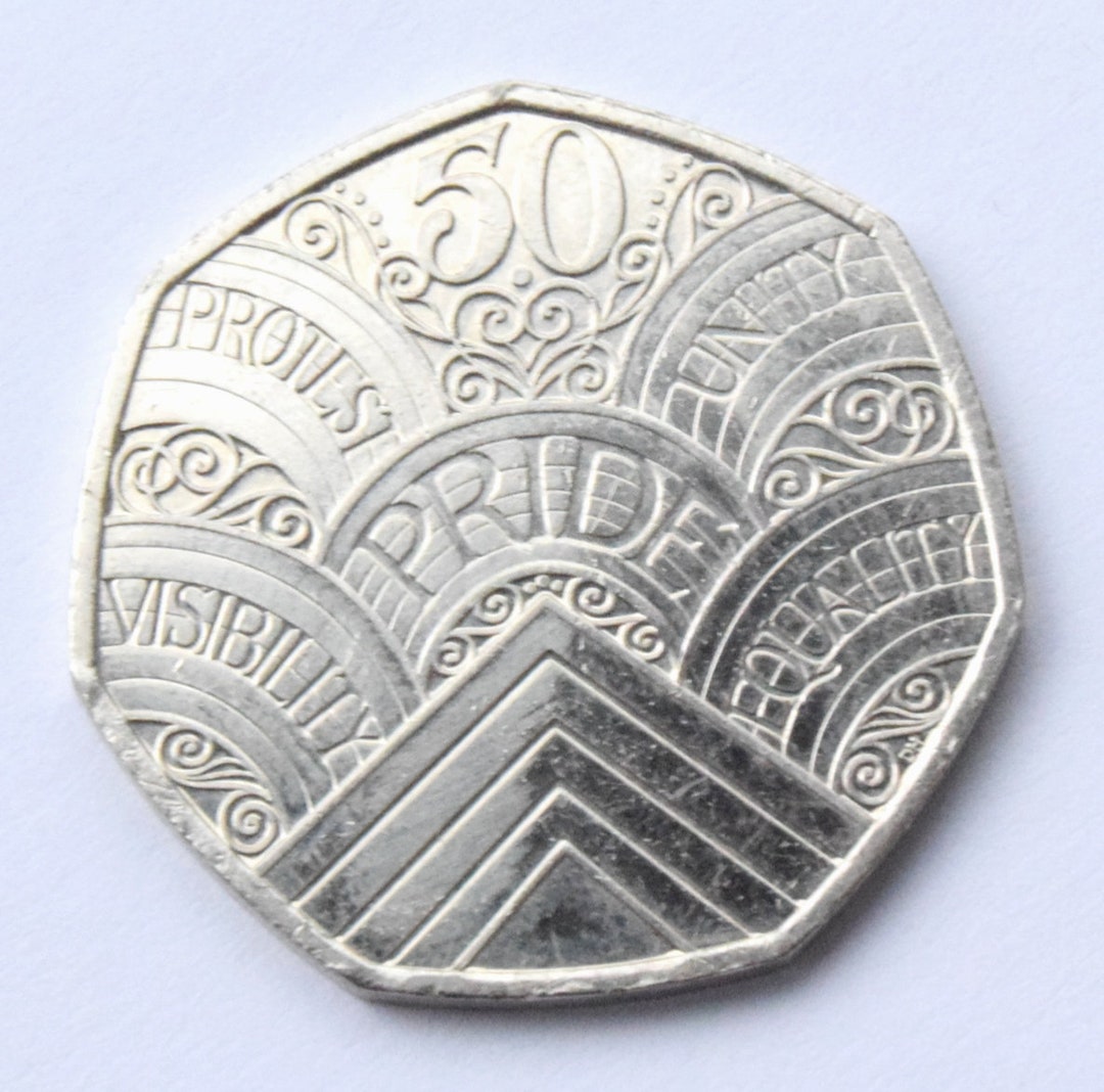 2022 50 Years of Pride 50p Coin - Etsy UK
