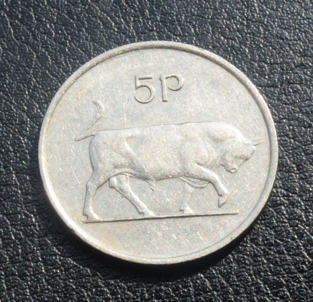 1982 Ireland Five Pence Coin Old Irish 5p - Etsy
