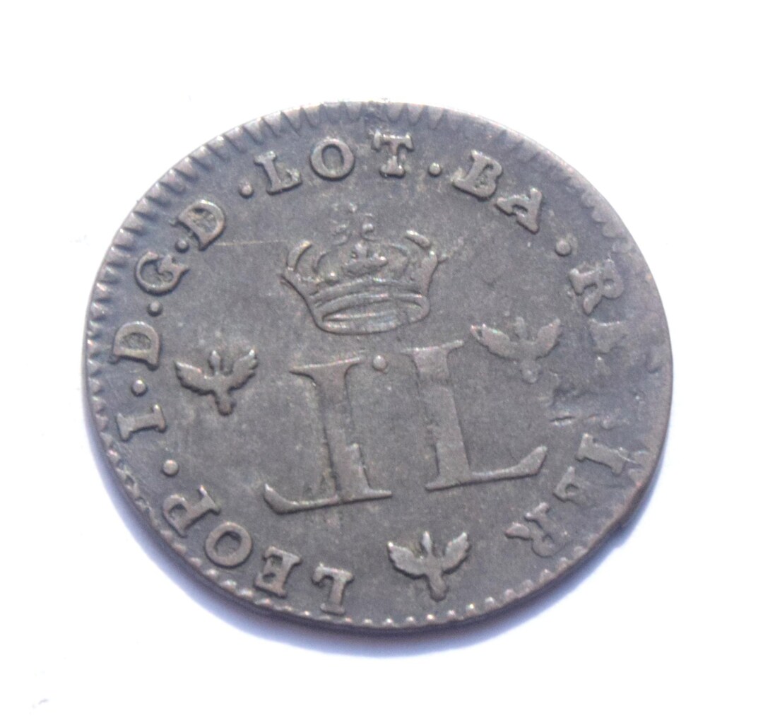 1720 Duchy of Lorraine France Leopold I 30 Deniers Coin - Etsy