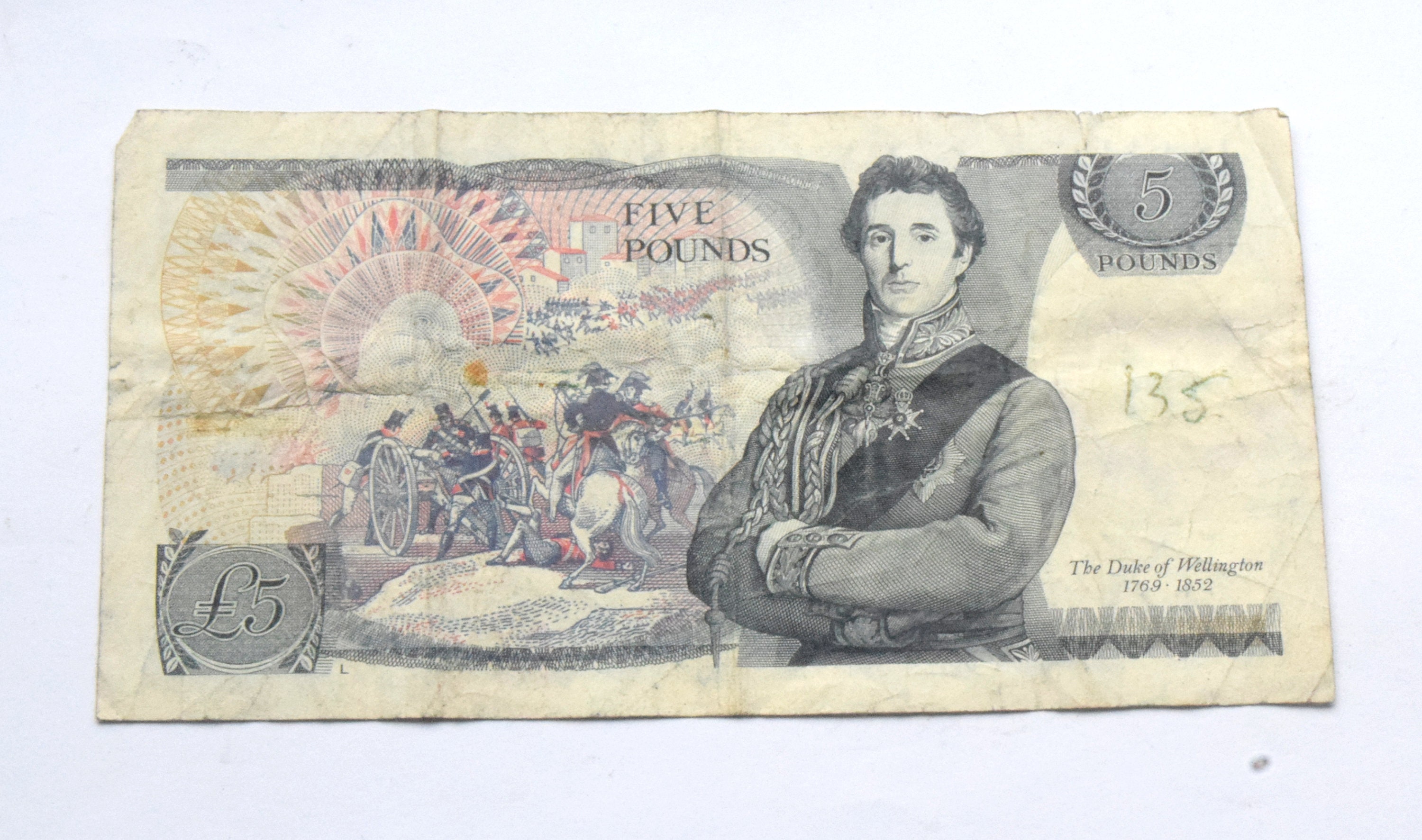 1980s Five Pound Duke of Wellington Somerset Banknote - Etsy