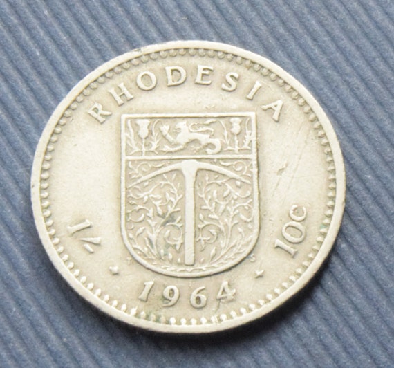 1964 1 Shilling 10 Cents Rhodesia Coin Zimbabwe - Etsy Australia