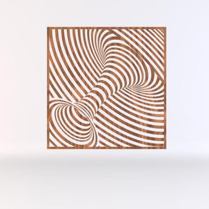 Optical Illusion 3D STL Model: CNC Router, Laser Cut Files Dxf,eps,svg ...