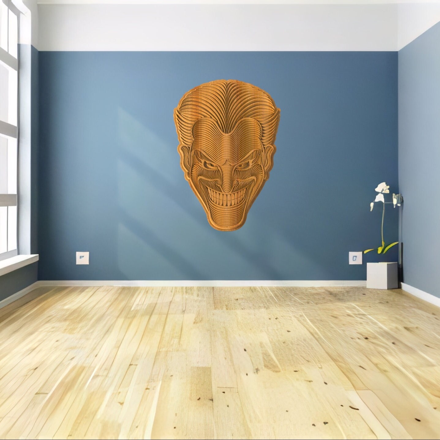 Joker Decor,sign for Room, 3D Stl Model for Cnc Users, Cnc Milling ...