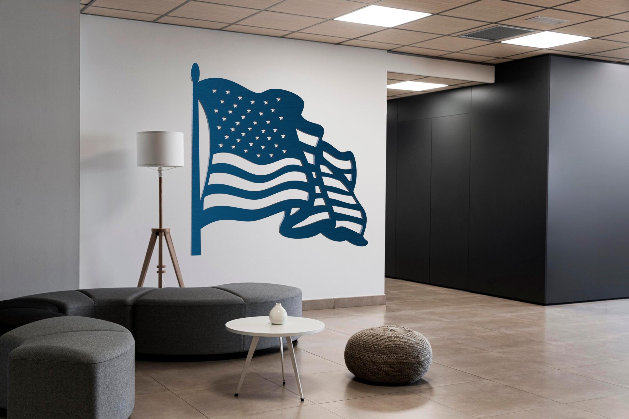 US Flag Laser Cut File – Patriotic CNC Router Design (svg, Dxf, Pdf) - Etsy