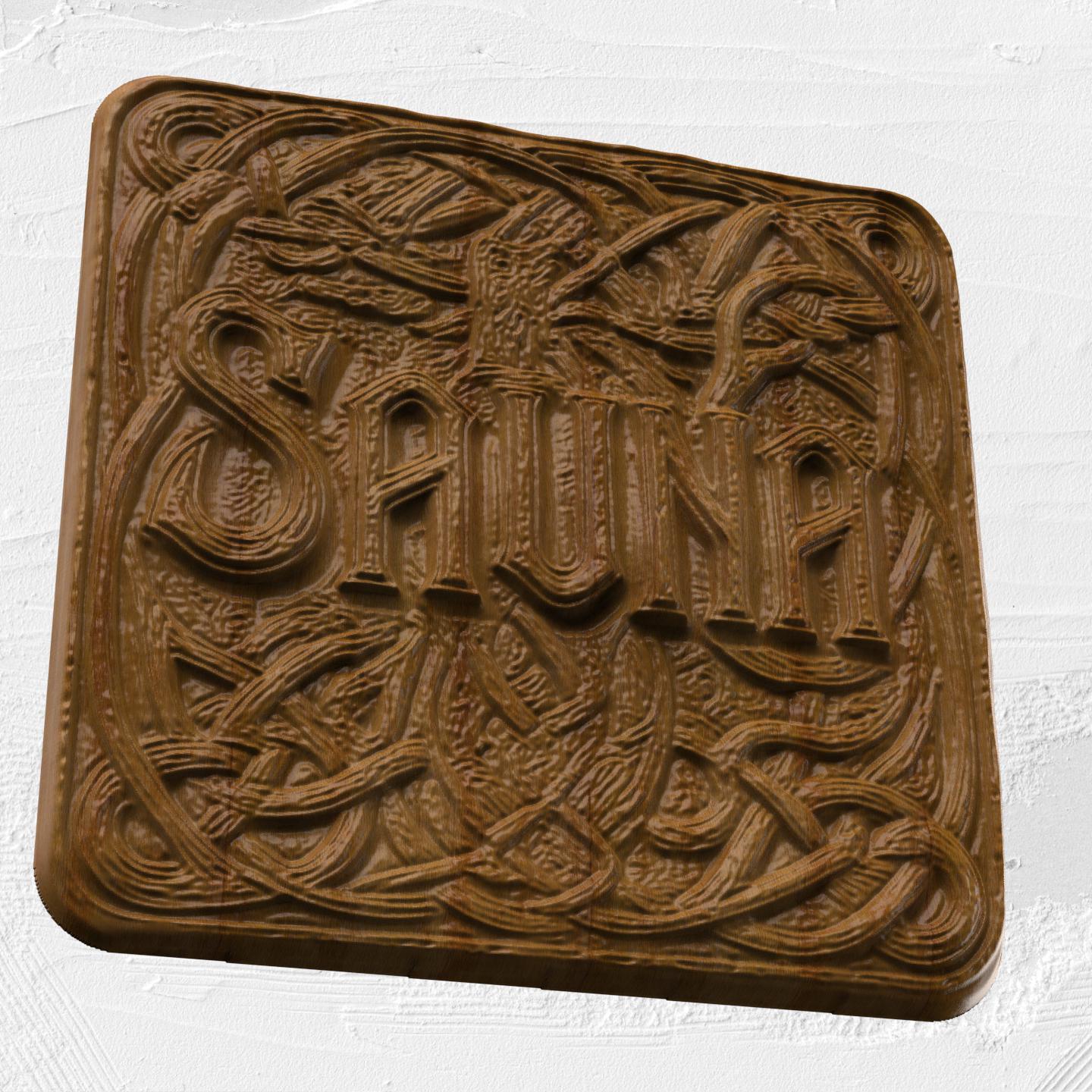 3D sauna Sign for CNC Routing Nordic Knot Design STL File for CNC & 3D ...