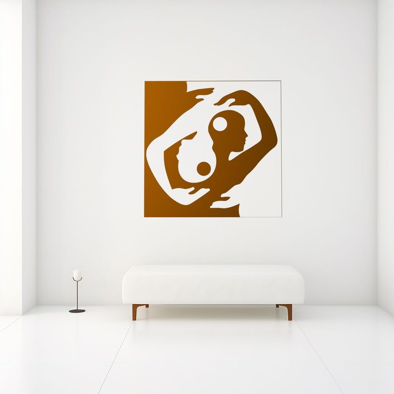 Yin Yang Couple Design - Laser Cutting and CNC Files. Includes Svg, Dxf ...
