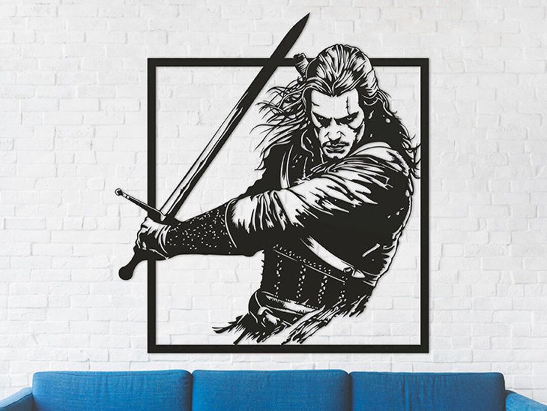 Wall Panel Decor "the Witcher" Modern Art Dxf,stl, for CNC, Digital ...