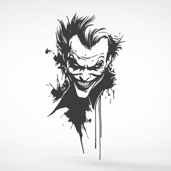 Joker Svg - Etsy