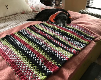 Washable rag rug | Etsy